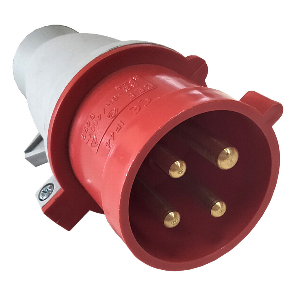 CLAVIJA ENCHUFE MACHO TOMA DE CORRIENTE INDUSTRIAL | HERRAJES DEL PONIENTE