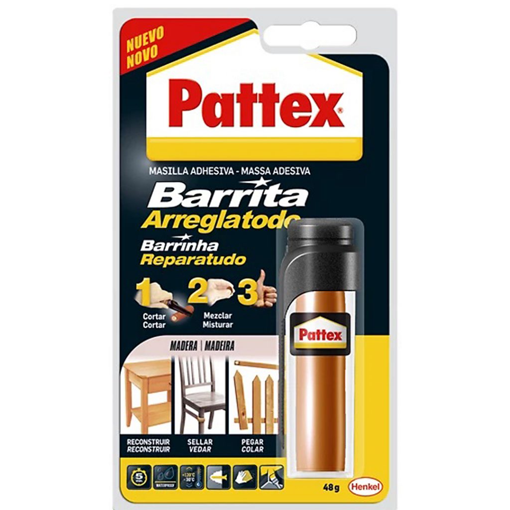 BARRITA ARREGLATODO MADERA 48 GRS. PATTEX - HERRAJES DEL PONIENTE