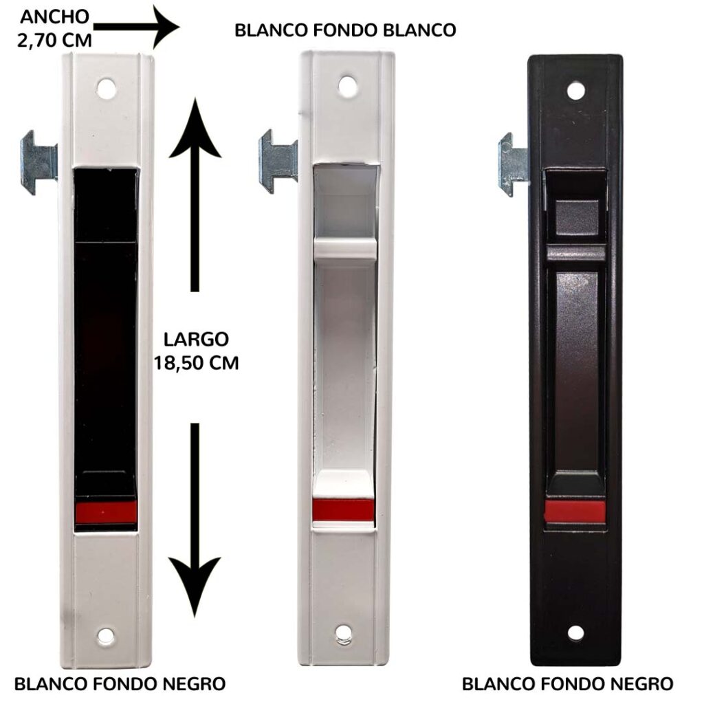 CIERRE EMBUTIDO CORREDERA ALUMINIO 1440 - HERRAJES DEL PONIENTE