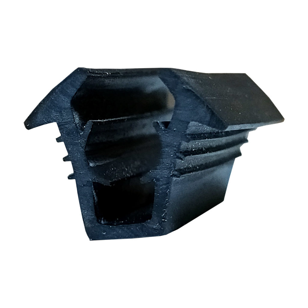 GOMA EN PERFIL U ACRISTALAR (ROLLO 125 METROS) - HERRAJES DEL PONIENTE