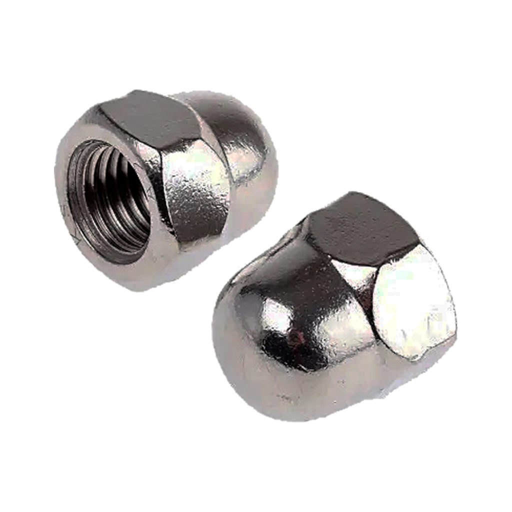 TUERCA CIEGA INOXIDABLE ROSCA MÉTRICA HEXAGONAL DIN 1587 - HERRAJES DEL PONIENTE