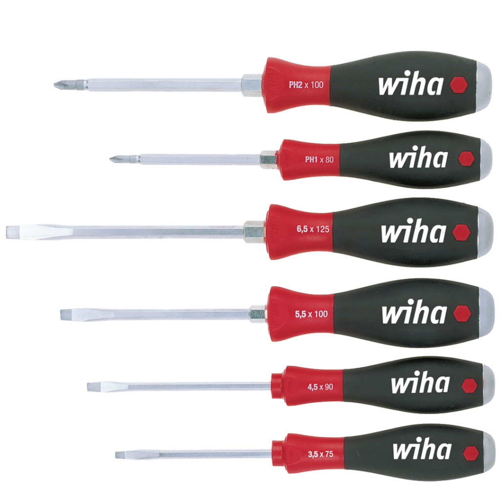 JUEGO DE DESTORNILLADORES 6 PIEZAS PLANO Y PH WIHA - HERRAJES DEL PONIENTE