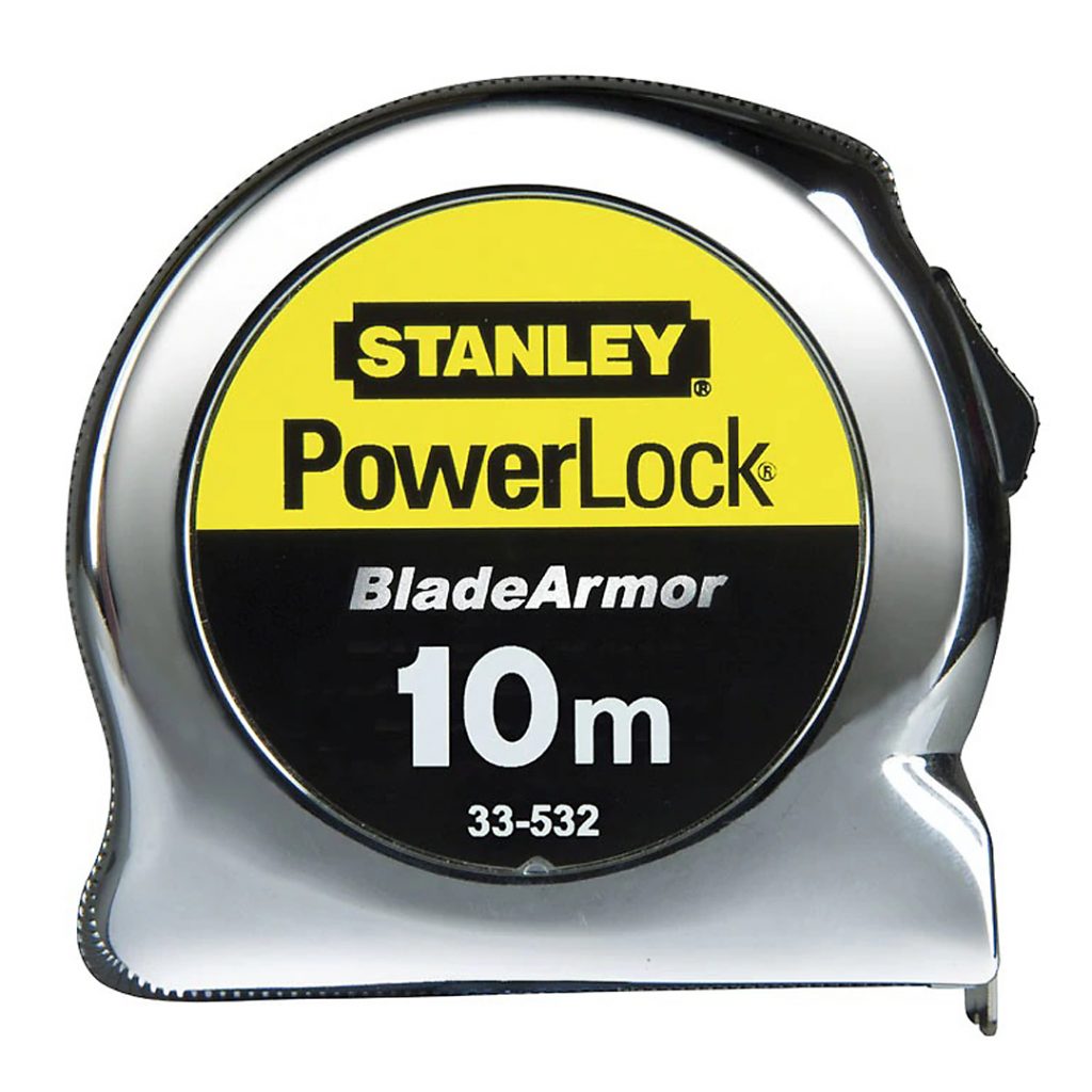 FLEXOMETRO 10 METROS X 25 MM POWERBLOCK BLADE ARMOR STANLEY | HERRAJES ...