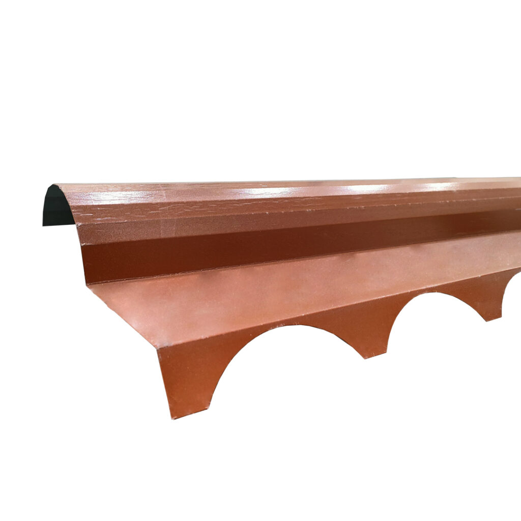 CUMBRERA TROQUELADA PANEL TEJA 2.2 METROS - HERRAJES DEL PONIENTE